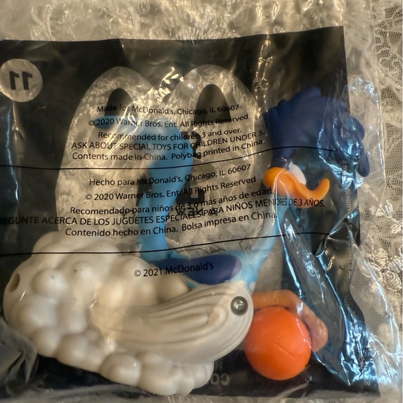 McDonald's | Toys | Mcdonalds Space Jam Roadrunner Toy White Orange And ...
